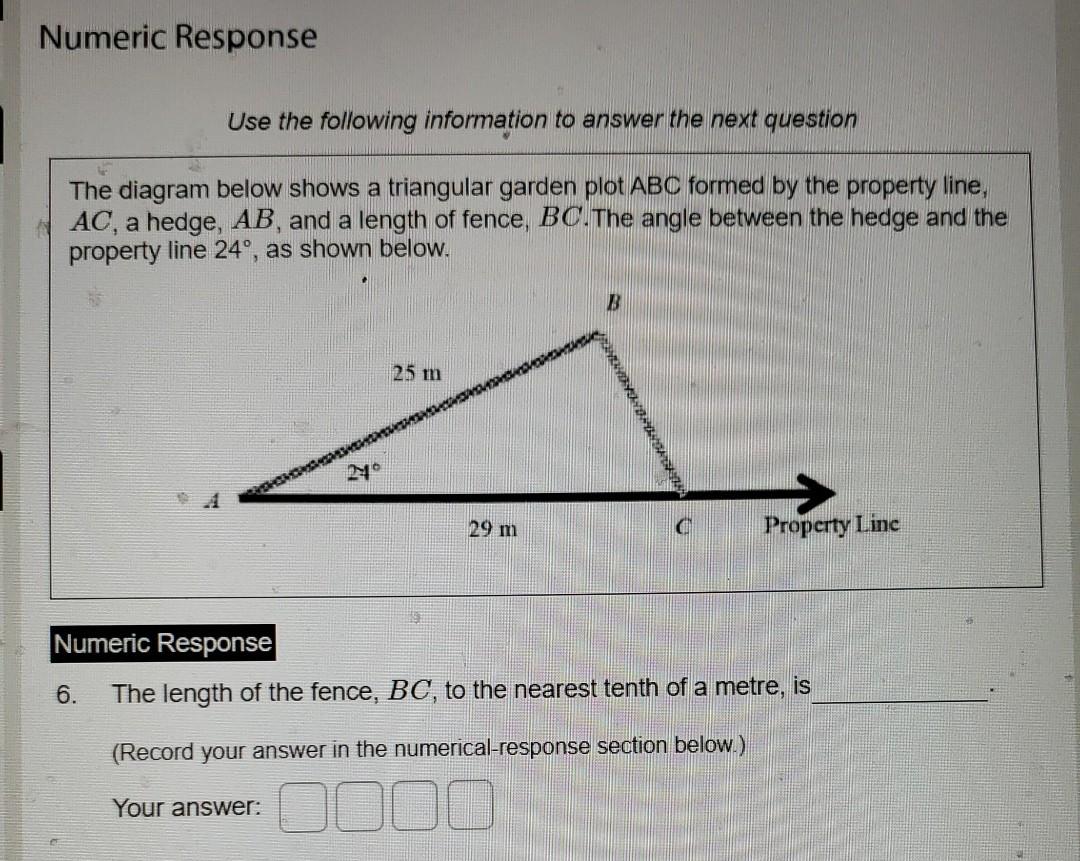 Solved Numeric Response Use the following information to | Chegg.com