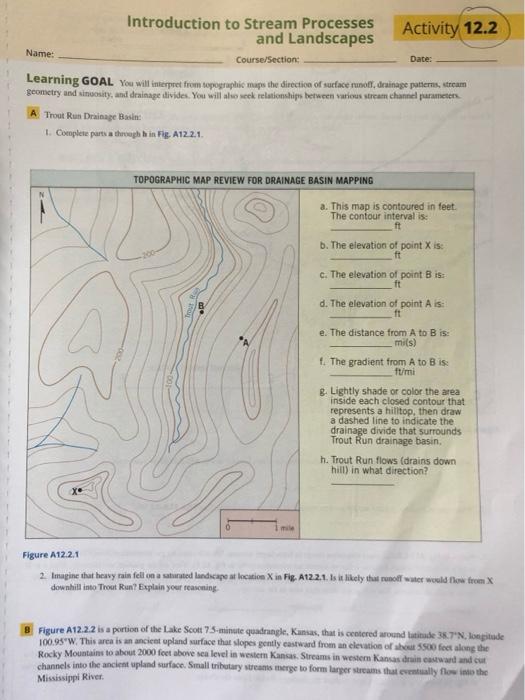 Solved Name: Date: Introduction to Stream Processes and | Chegg.com