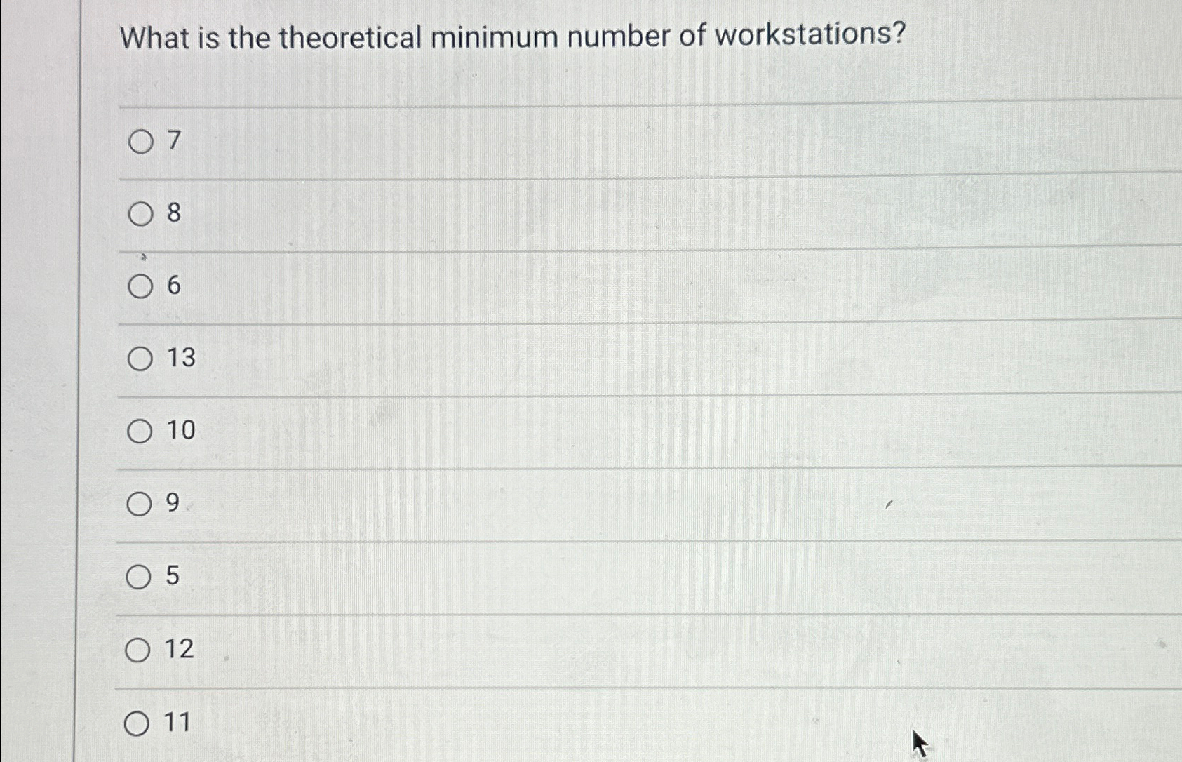 Solved What is the theoretical minimum number of | Chegg.com