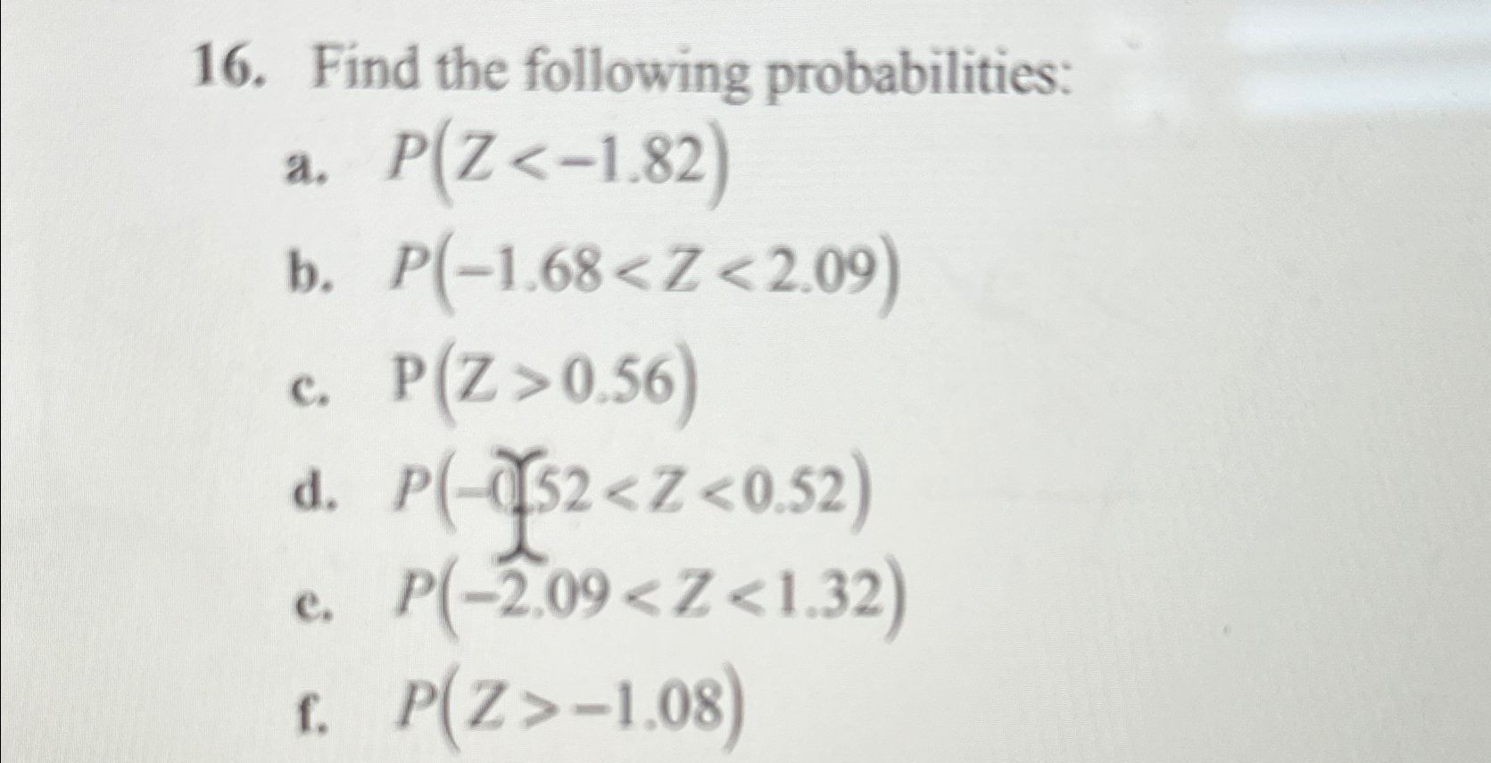 Solved Find the following | Chegg.com