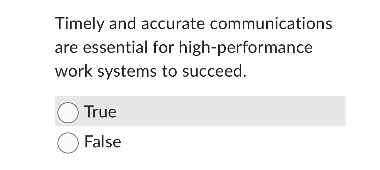 Solved Timely and accurate communicationsare essential for | Chegg.com