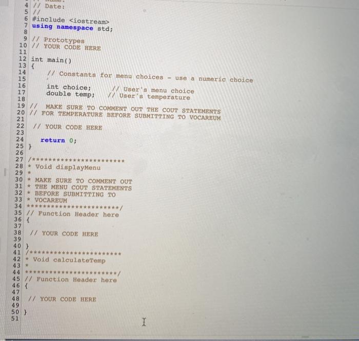 Solved C++ please. I've included the starter code along with | Chegg.com
