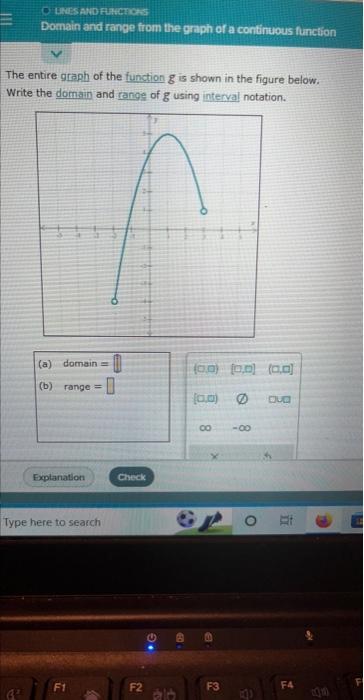 Solved The entire graph of the function g is shown in the | Chegg.com
