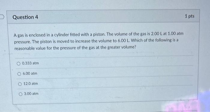 Solved A gas is enclosed in a cylinder fitted with a piston. | Chegg.com