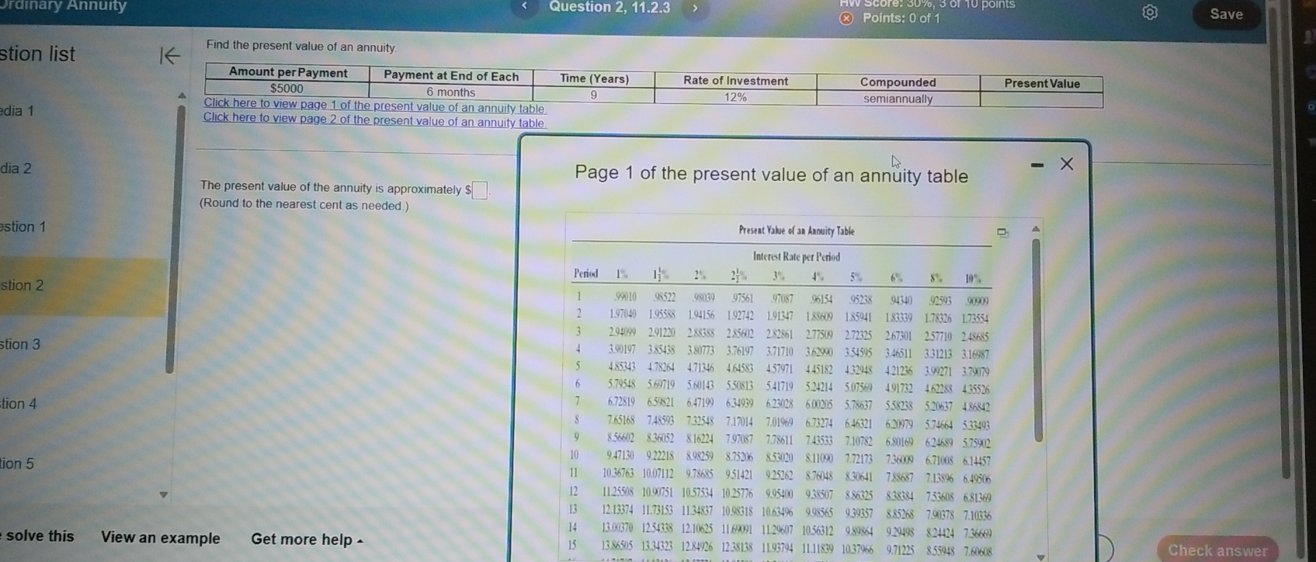 Solved Question 2, 11.2.3\\nPoints: 0 of 1\\nSave\\nstion | Chegg.com