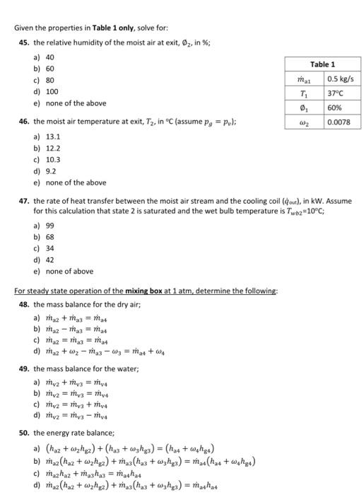 Solved Consider the following air-conditioning system design | Chegg.com