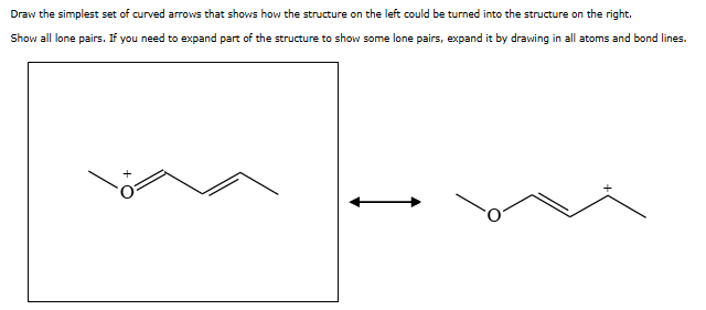 Solved Draw the simplest set of curved arrows that shows how | Chegg.com