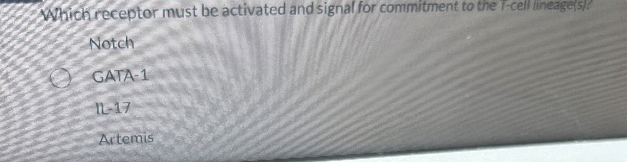 Solved Which receptor must be activated and signal for | Chegg.com