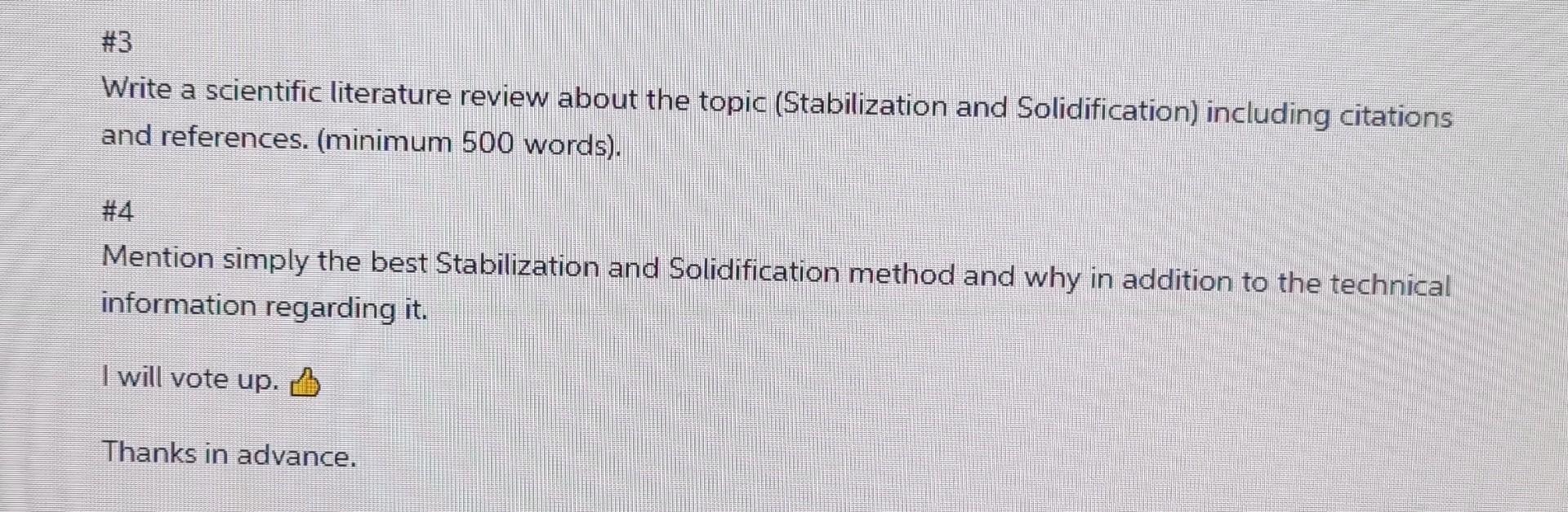Solved \#3 Write a scientific literature review about the | Chegg.com