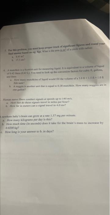 Solved a 4.41ith ? 6=173ke ? 6. A muechkin is a Siontish | Chegg.com