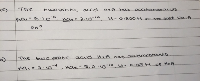 Solved how do I know which one of ka1 or ka2 i should use? | Chegg.com