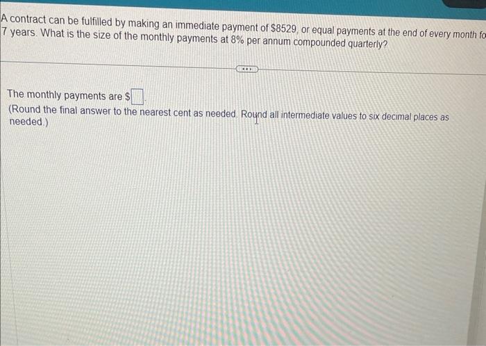Solved A contract can be fulfilled by making an immediate | Chegg.com
