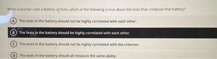 Solved Classical test theory represents any test performance | Chegg.com