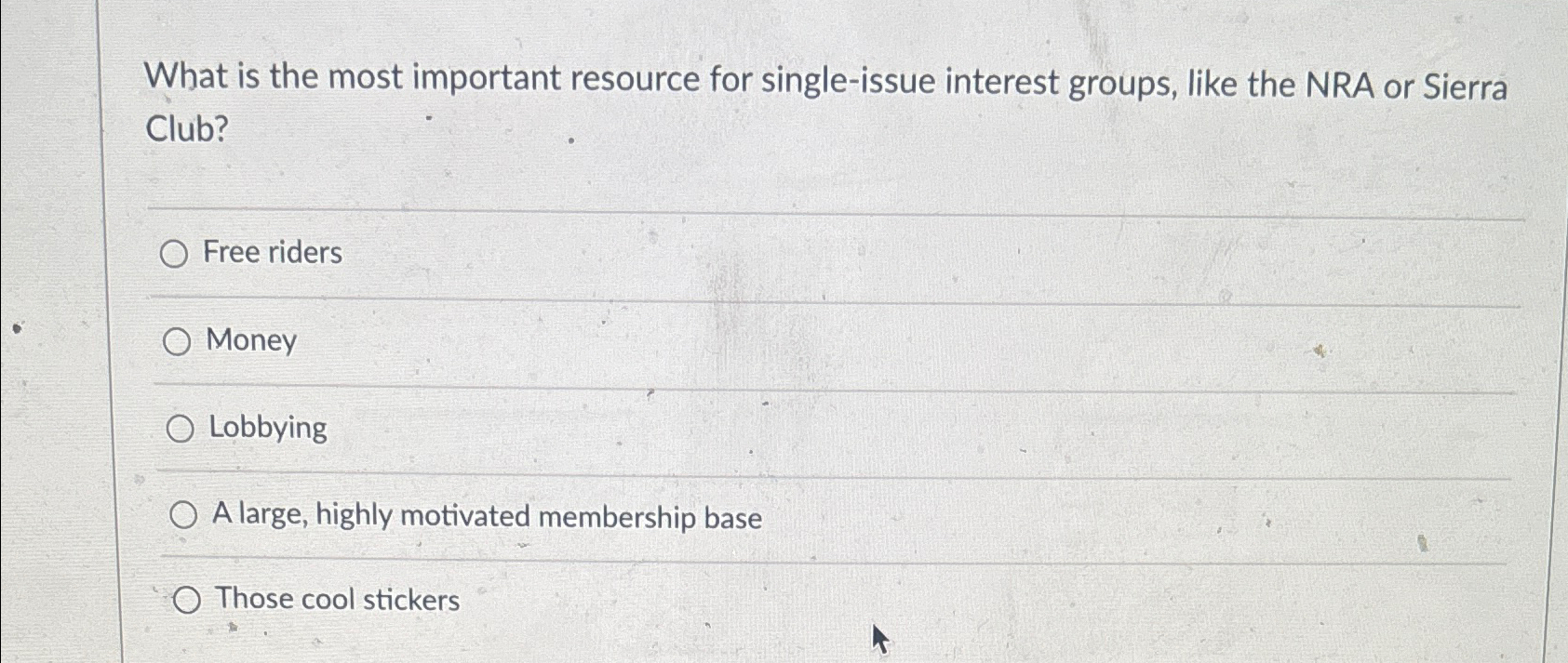 What is the most important resource for single-issue | Chegg.com