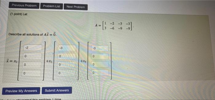 Solved Previous Problem Problom List Next Problem Point 7335