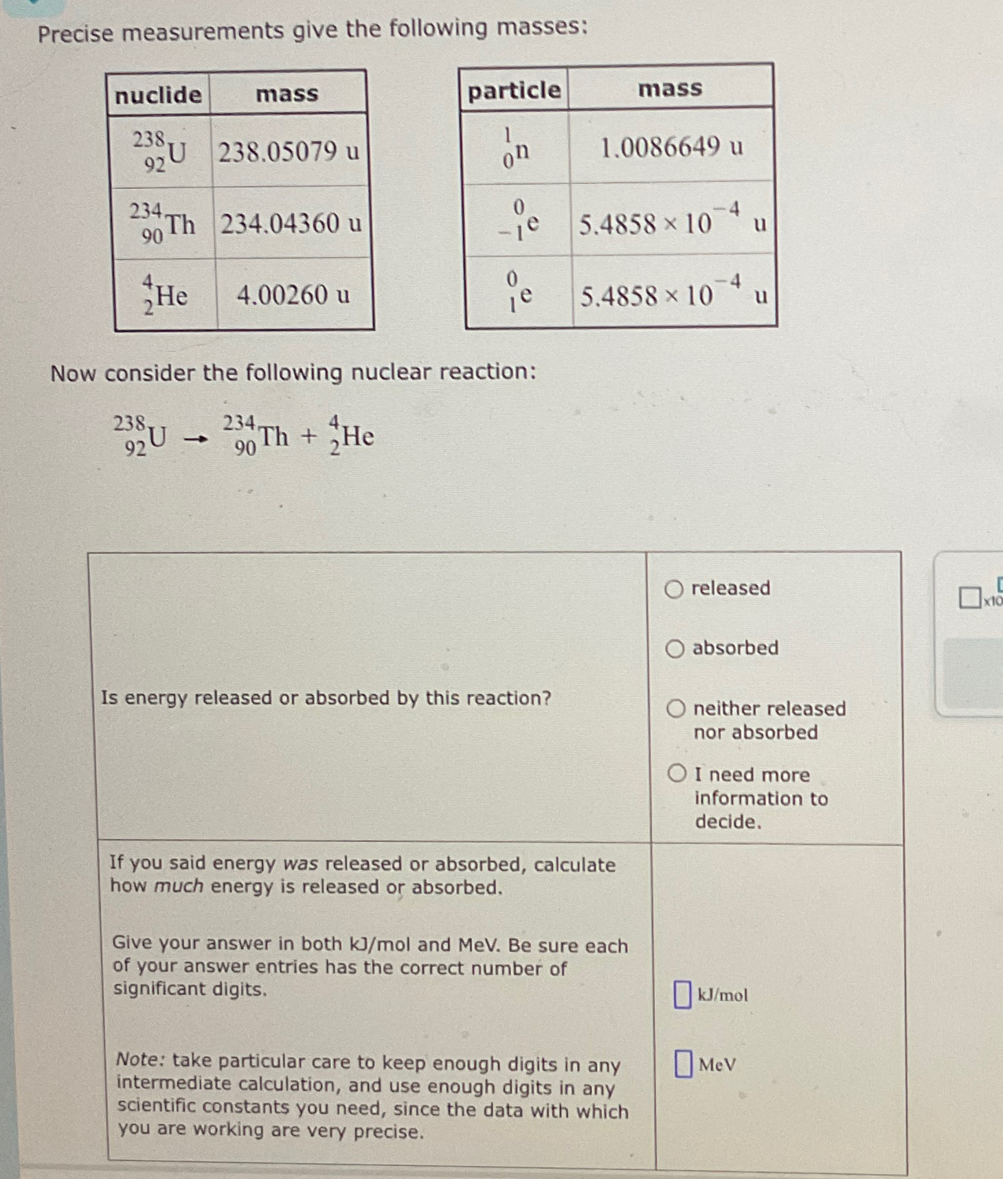 Solved Precise measurements give the following | Chegg.com