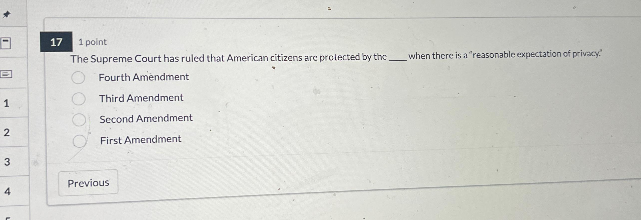 Solved 171 ﻿pointThe Supreme Court has ruled that American | Chegg.com