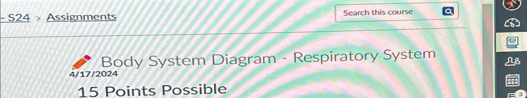 Solved AssignmentsSearch this courseBody System Diagram - | Chegg.com