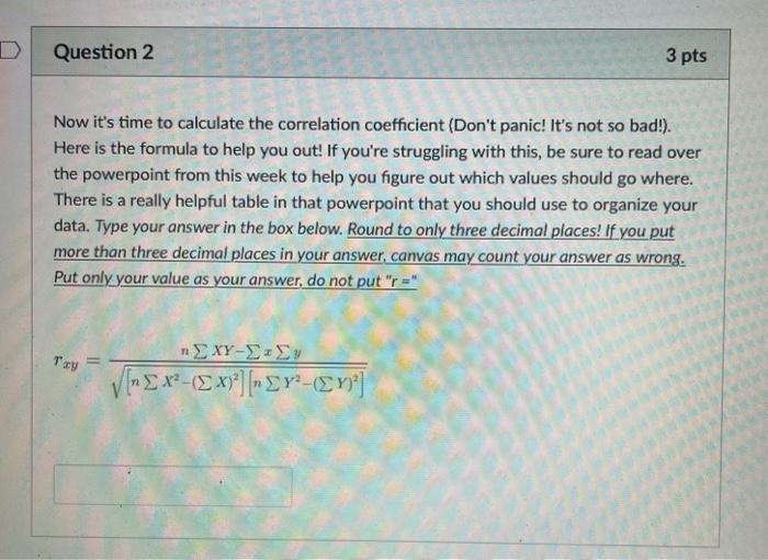 Solved This scatterplot represents the data provided in the | Chegg.com