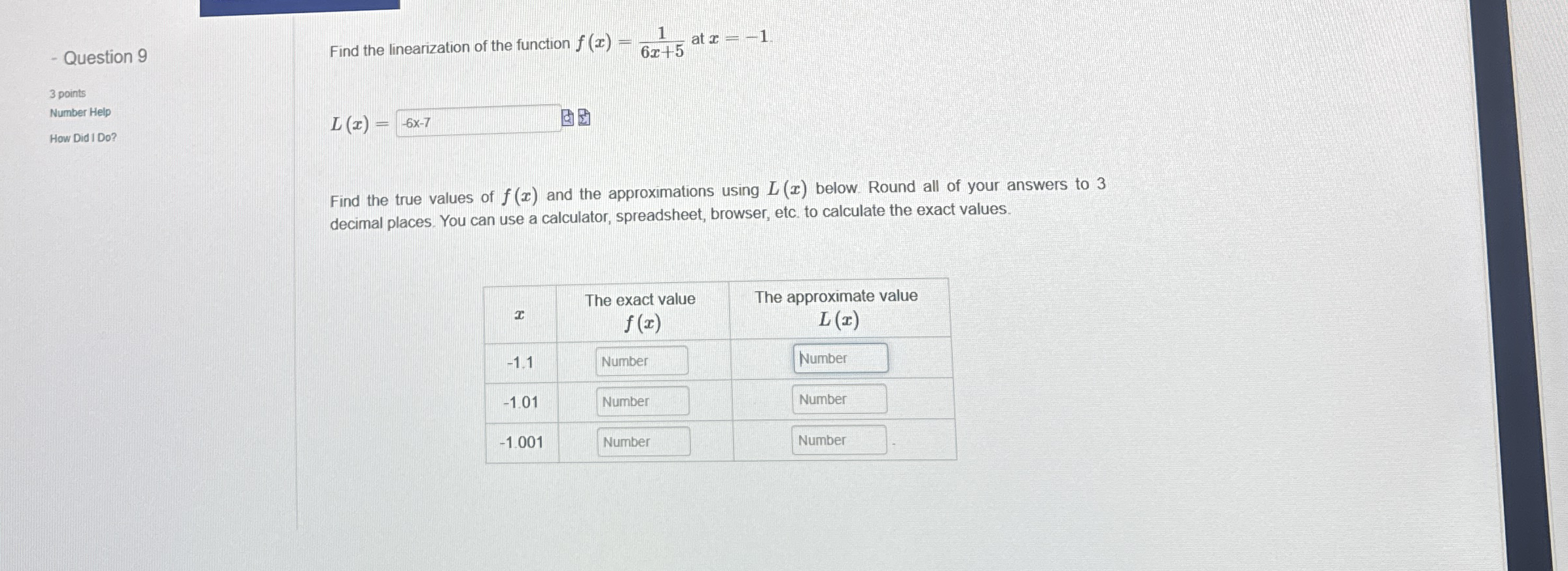Solved Question 93 ﻿pointsnumber Helphow Did I Dofind The