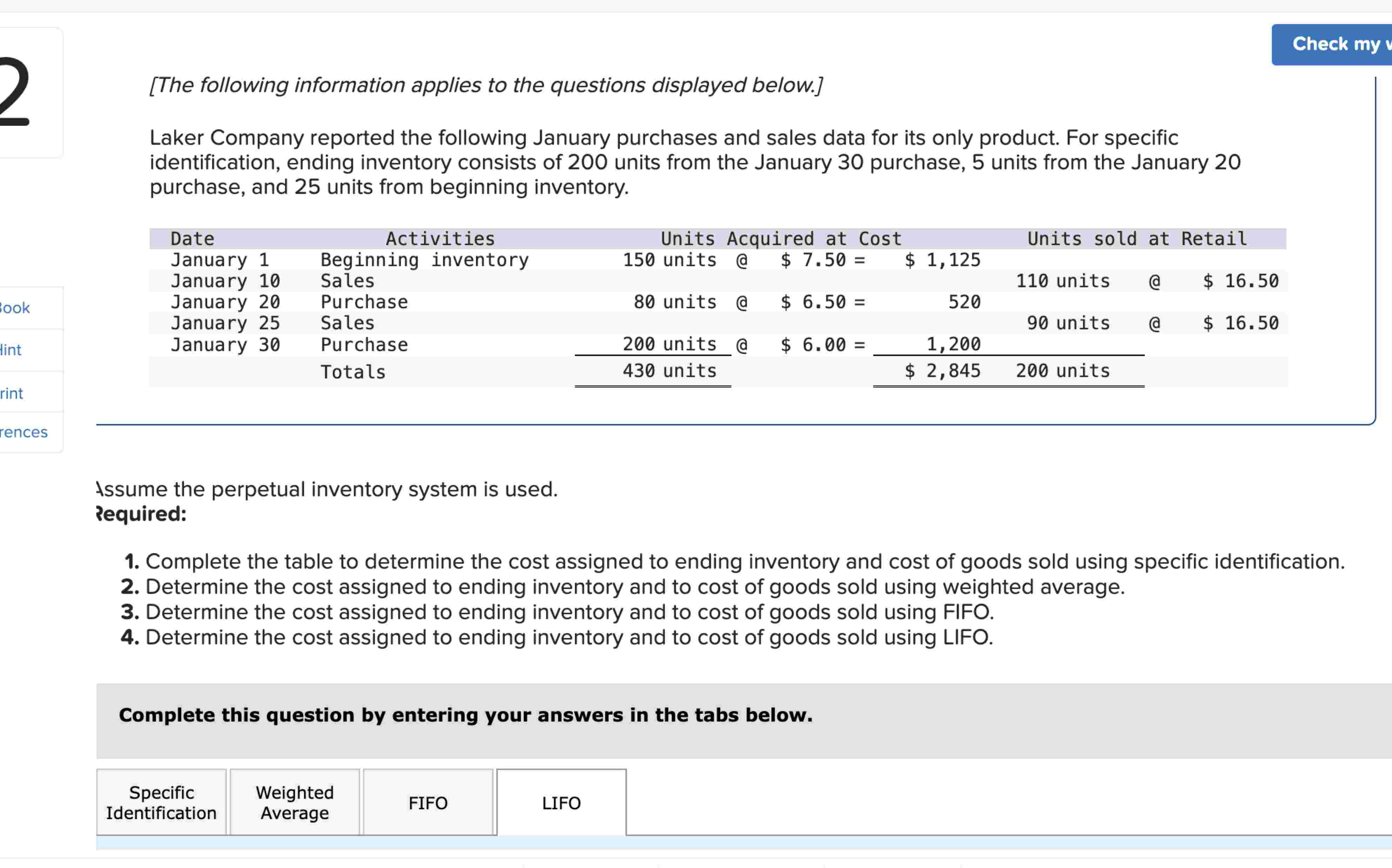Solved [The following information applies to the questions | Chegg.com