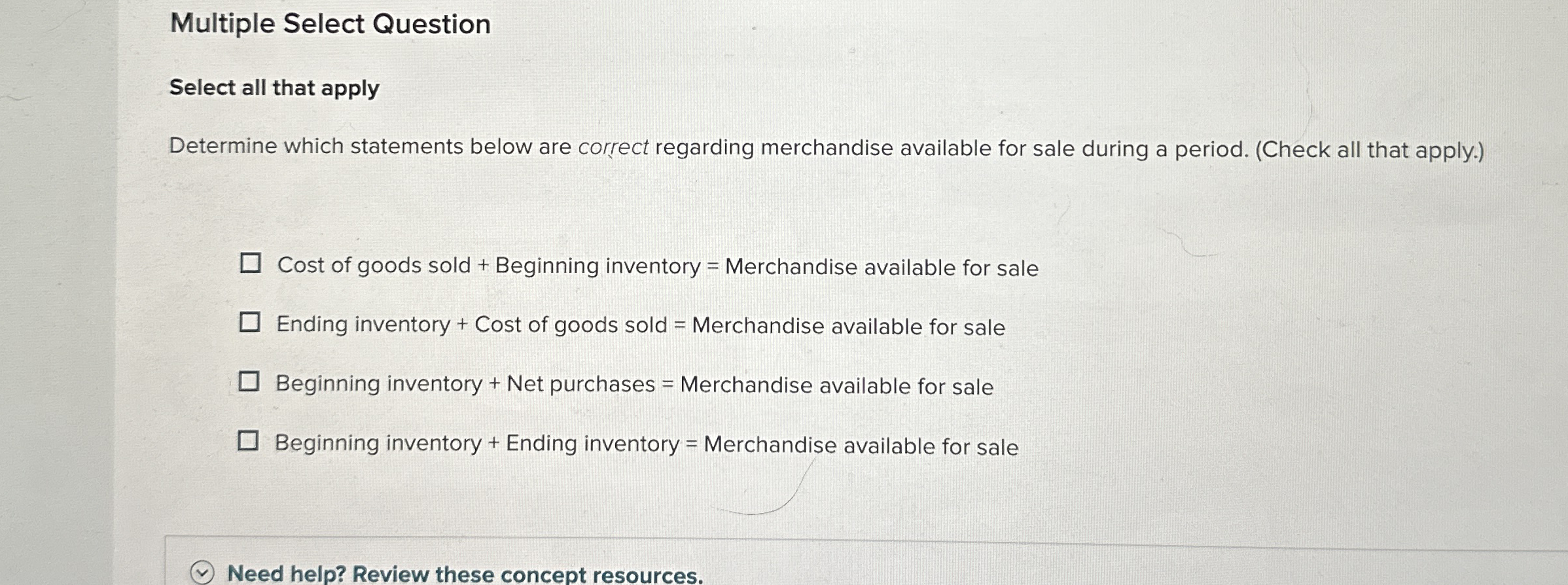 Solved Multiple Select QuestionSelect all that | Chegg.com