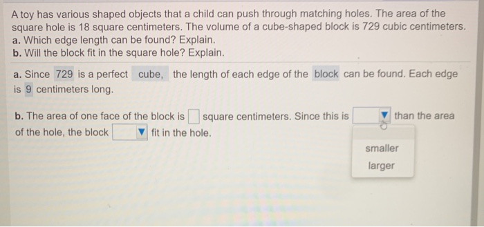 Solved A toy has various shaped objects that a child can | Chegg.com