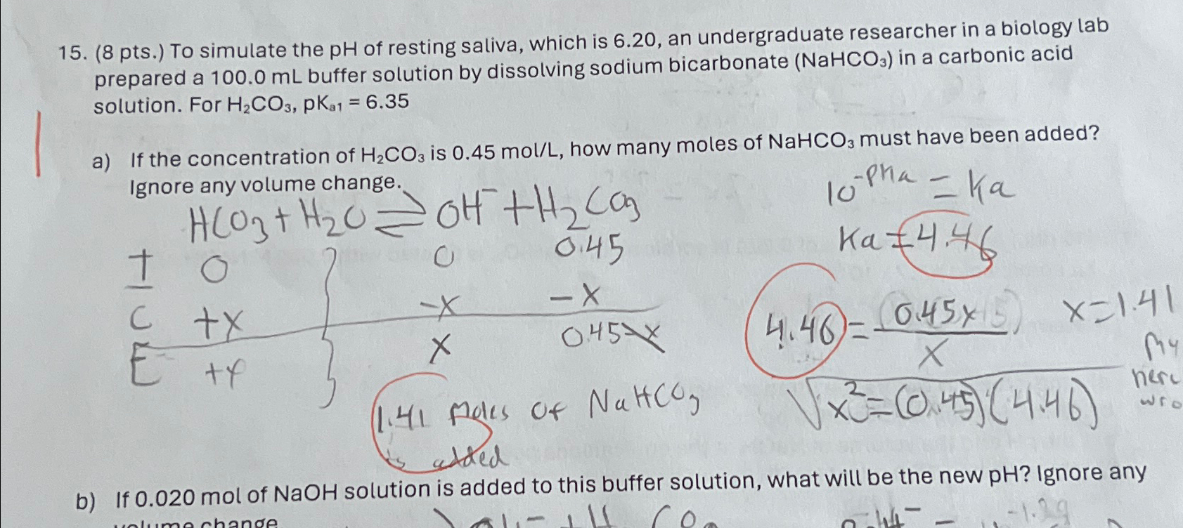 Solved Need help with this chemistry problem | Chegg.com