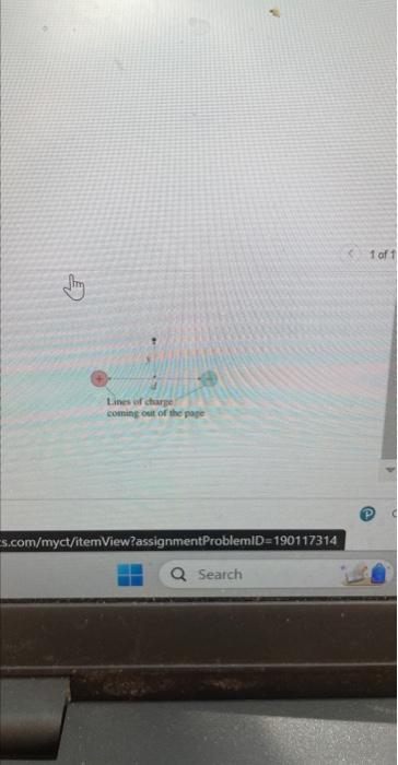 (Eigure 1) is a cross section of two infinite lines | Chegg.com