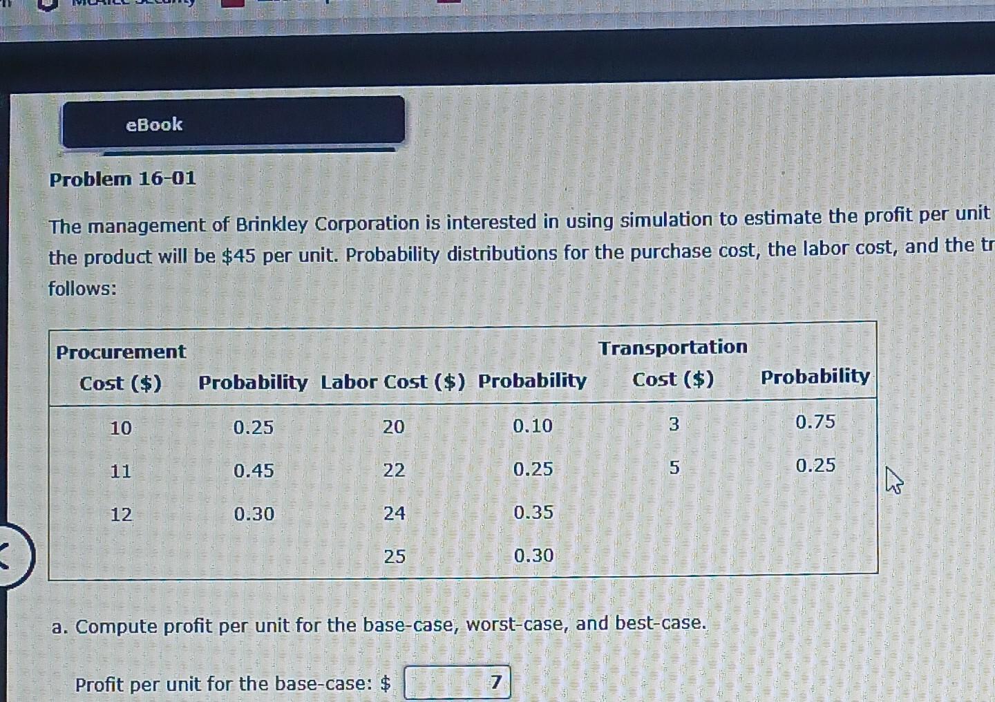 Solved The management of Brinkley Corporation is interested | Chegg.com