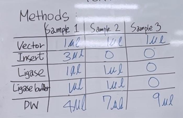 Solved Methods \begin{tabular}{c|c|c|c} & Sampl 1 & Sampl 2 | Chegg.com