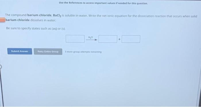 Solved The compound copper(II) chloride, CuCl2 is soluble in | Chegg.com