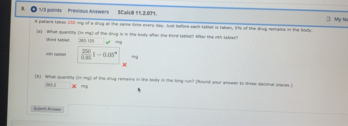 Solved 9. 1/3 points Previous Answers Scalc8 11.2.071. My NC | Chegg.com Solved 9. 1/3 points Previous Answers Scalc8 11.2.071. My NC | Chegg.com