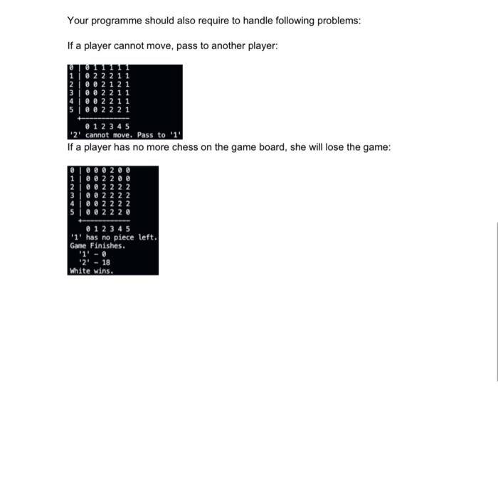 Solved please write a reversi java program without using GUI | Chegg.com Solved please write a reversi java program without using GUI | Chegg.com