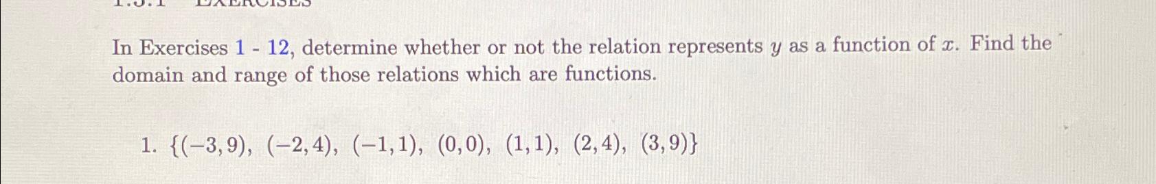 Solved In Exercises 1 - 12, ﻿determine whether or not the | Chegg.com