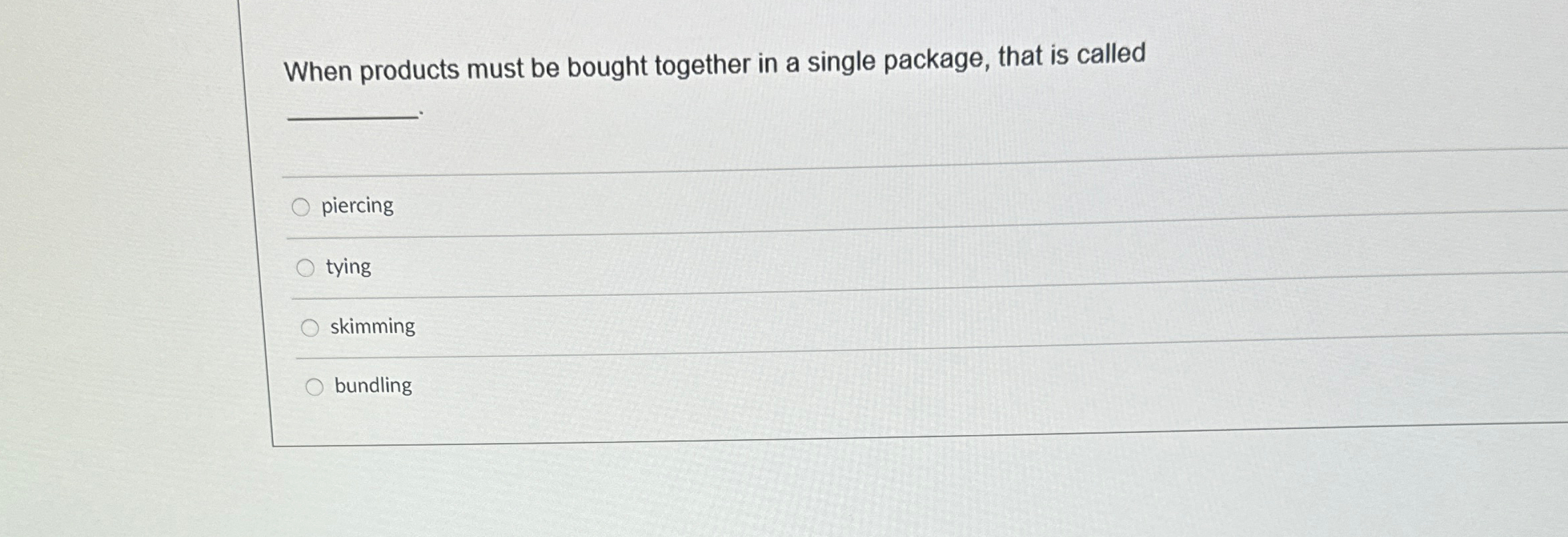 Solved When products must be bought together in a single | Chegg.com