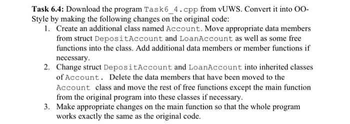 Solved First convert the code into object oriented style.and | Chegg.com