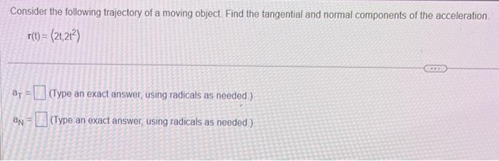 Solved Consider the following trajectory of a moving object. | Chegg.com