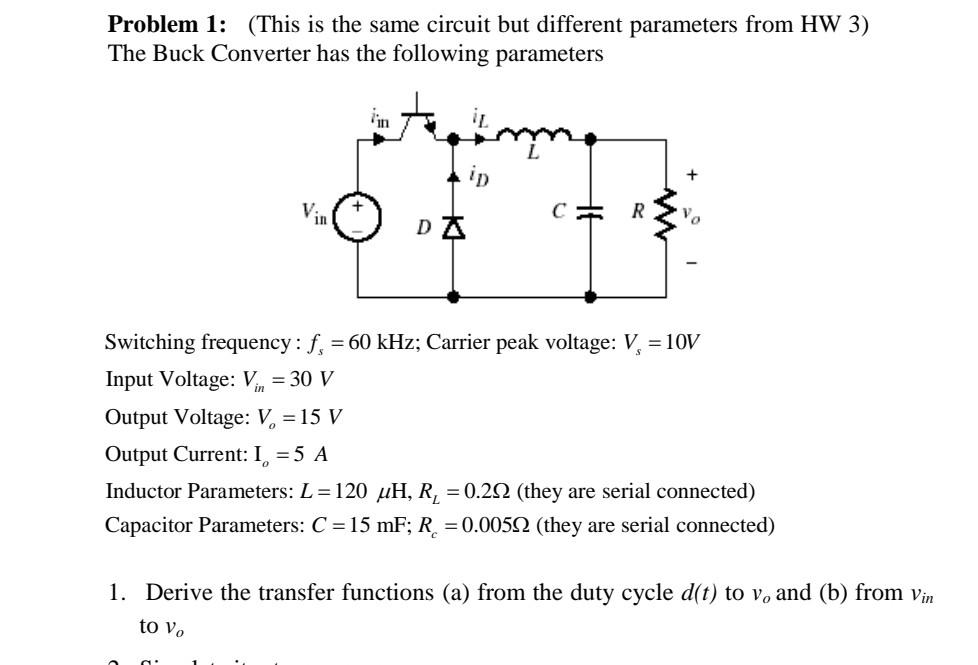 Solved Derive the transfer function from Vin to Vout. MUST | Chegg.com