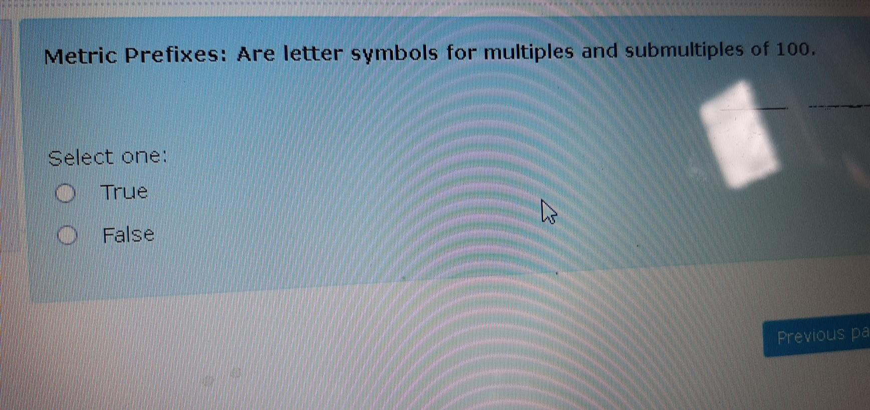 Solved INI Metric Prefixes: Are letter symbols for multiples | Chegg.com