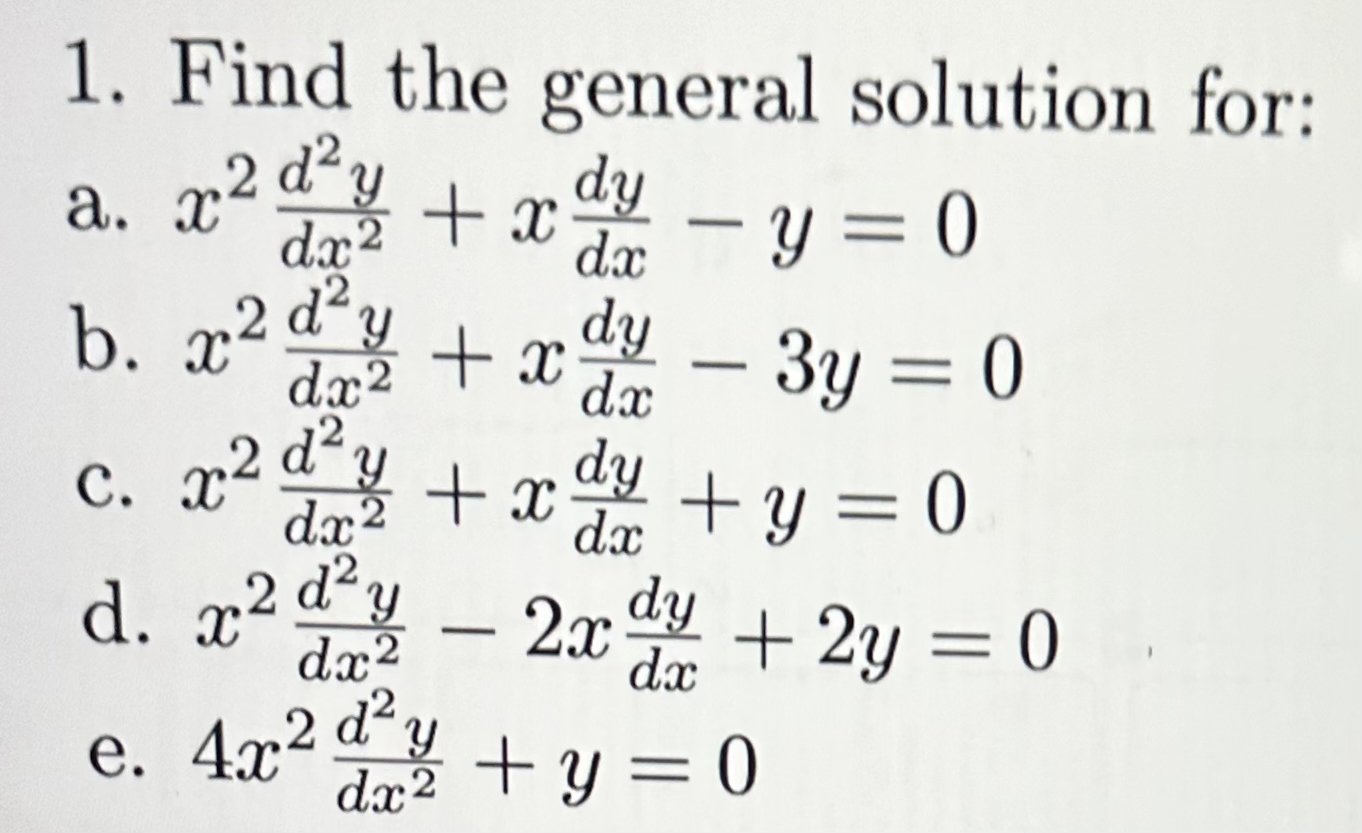 Solved Find the general solution | Chegg.com