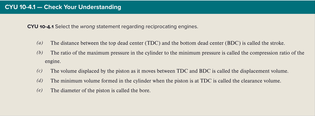 Solved CYU 10-4.1 - ﻿Check Your UnderstandingCYU 10-4.1 | Chegg.com