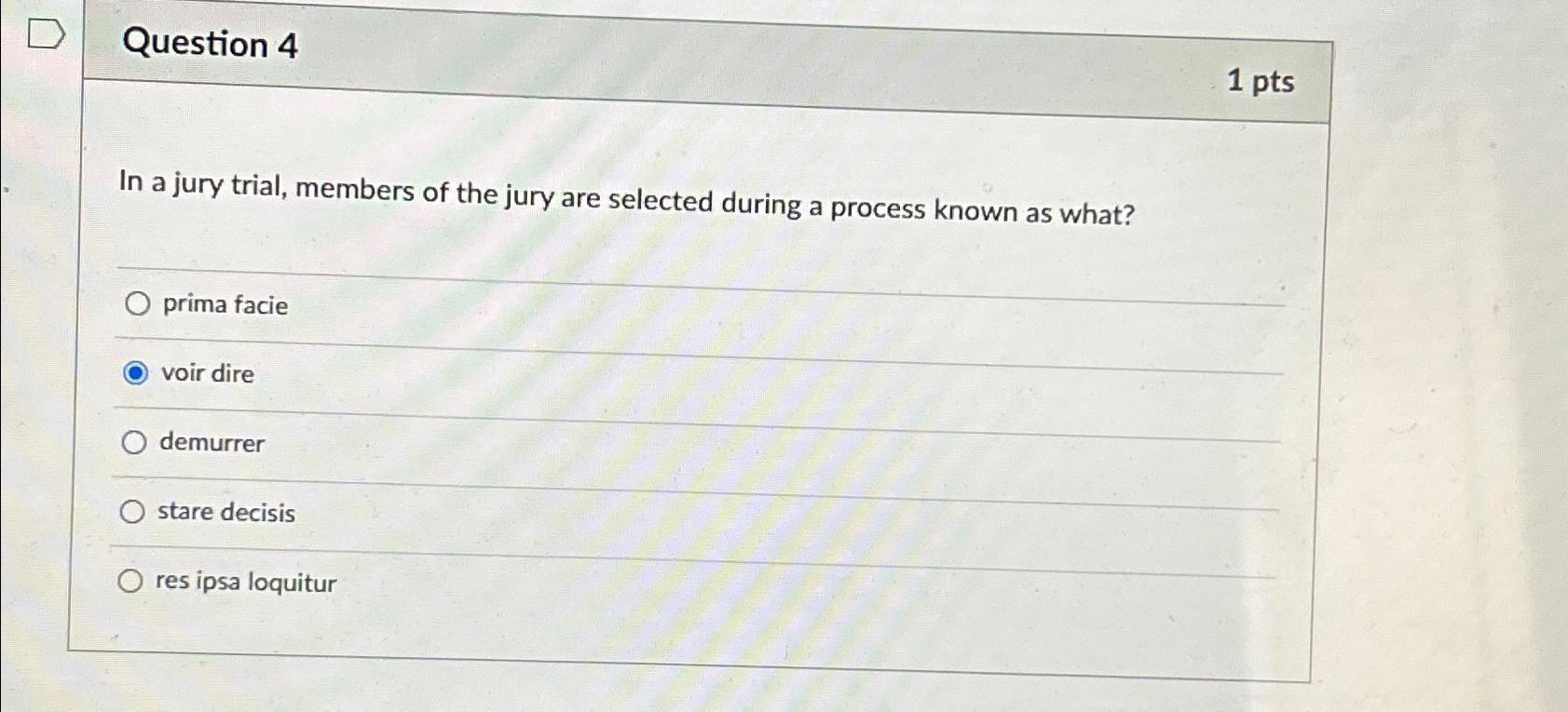 Solved Question 41 ﻿ptsIn a jury trial, members of the jury | Chegg.com