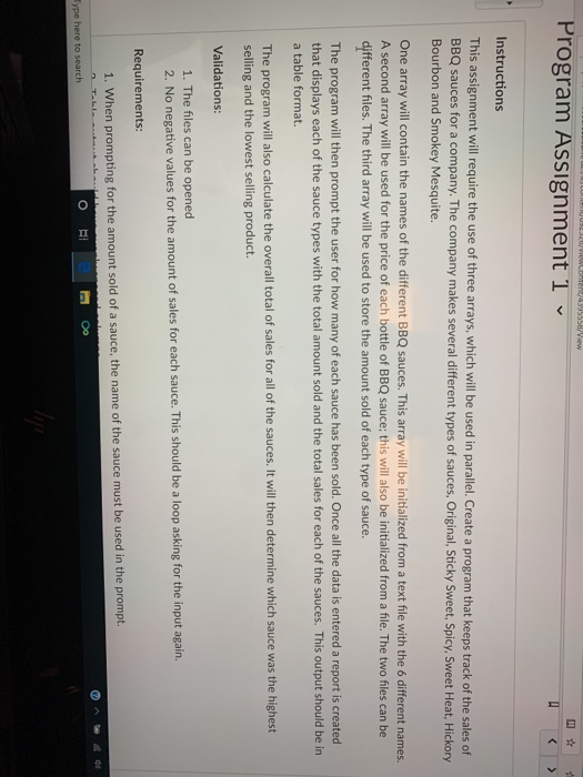 Solved WWW Come4595550/View Program Assignment 1 v | Chegg.com