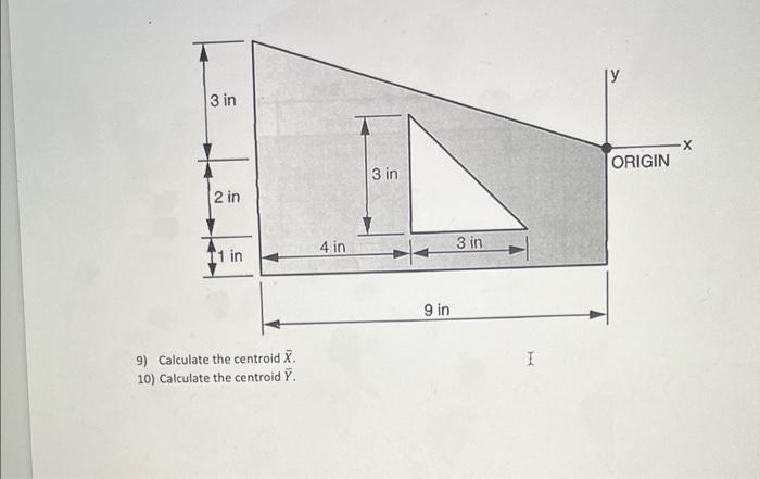 Solved 9) Calculate the centroid Xˉ. 10) Calculate the | Chegg.com
