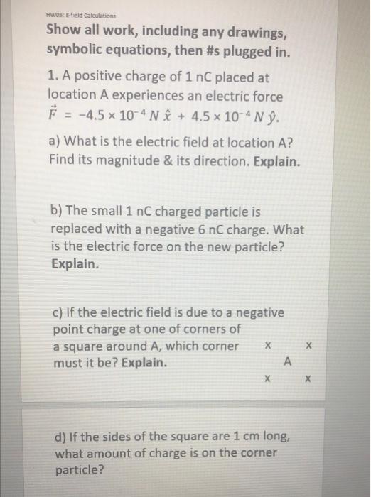 Solved Show all work, including any drawings, symbolic | Chegg.com