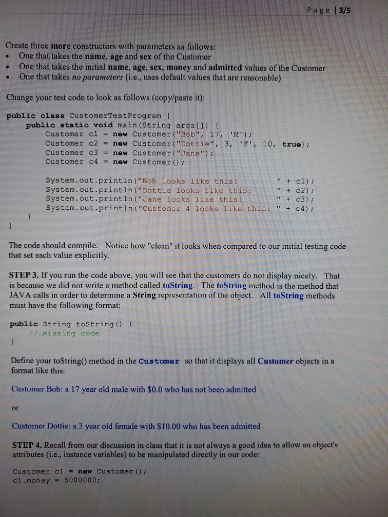 Solved Page 1 5 Ece25100 Object Oriented Programming Lab
