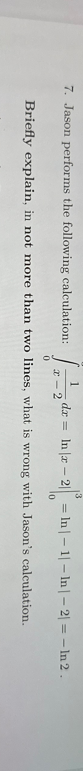 Solved Jason performs the following calculation: | Chegg.com