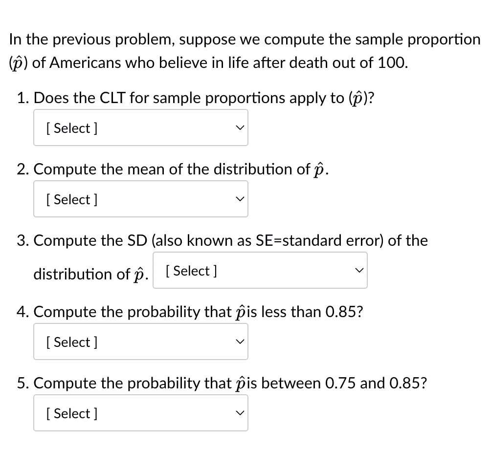 Solved In the previous problem, suppose we compute the | Chegg.com