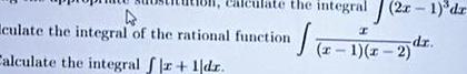 Solved culate the integral of the rational function | Chegg.com